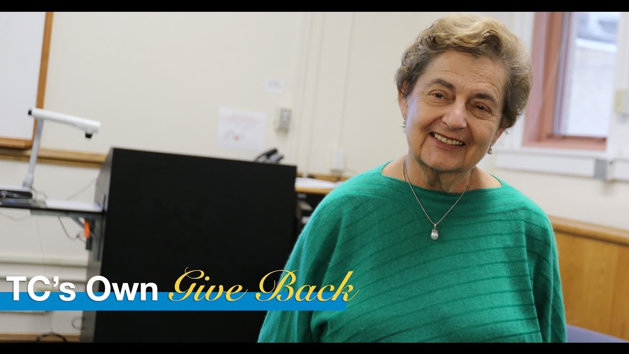 Faculty Give Back: Professor Emerita Ann Boehm - YouTube