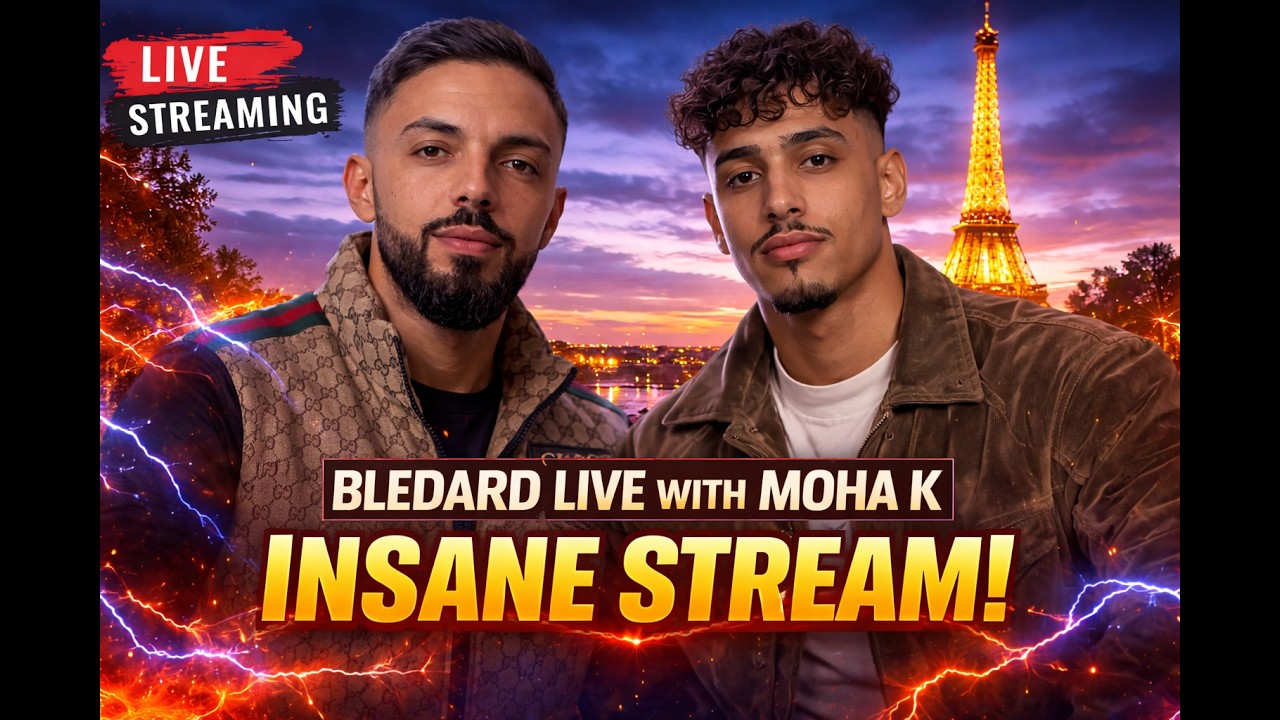 Bledard live Paris avec Moha K - بليدار لايڤ تيكتوك من باريس🚨🏴‍☠️👏👏 ...