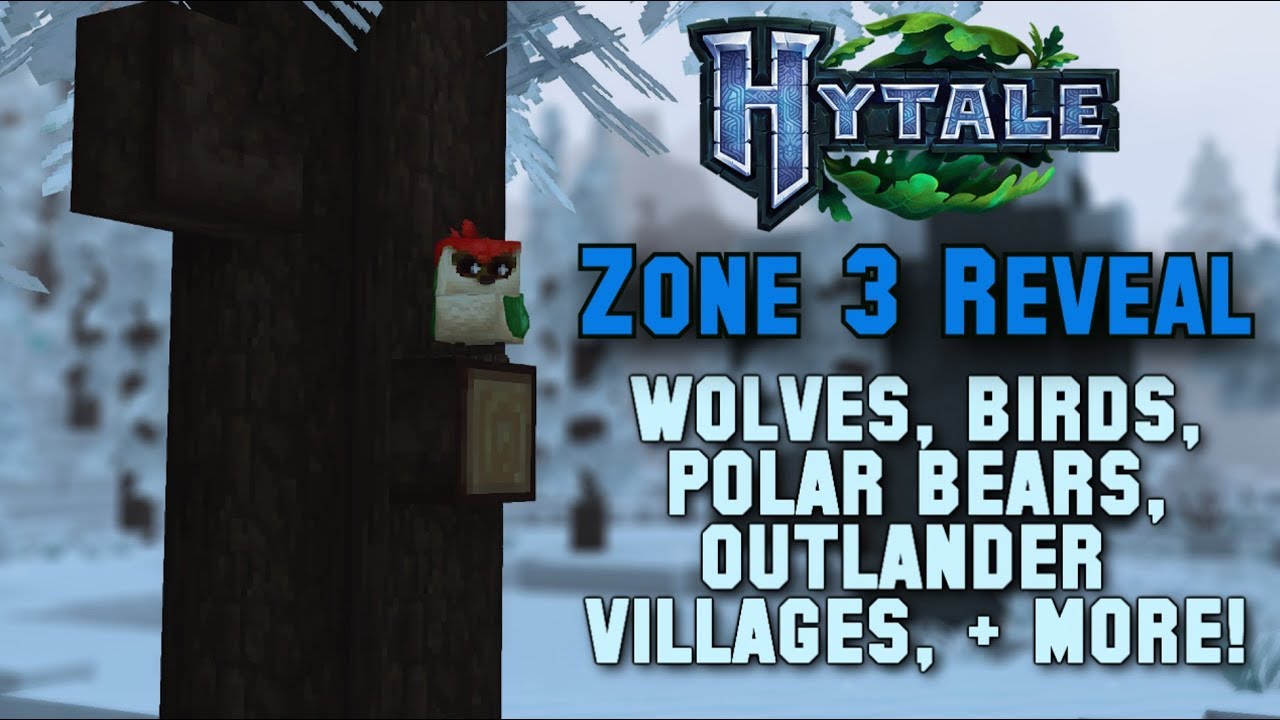 Hytale - Wolves, Birds, Polar Bears, Outlander Villages, and More ...