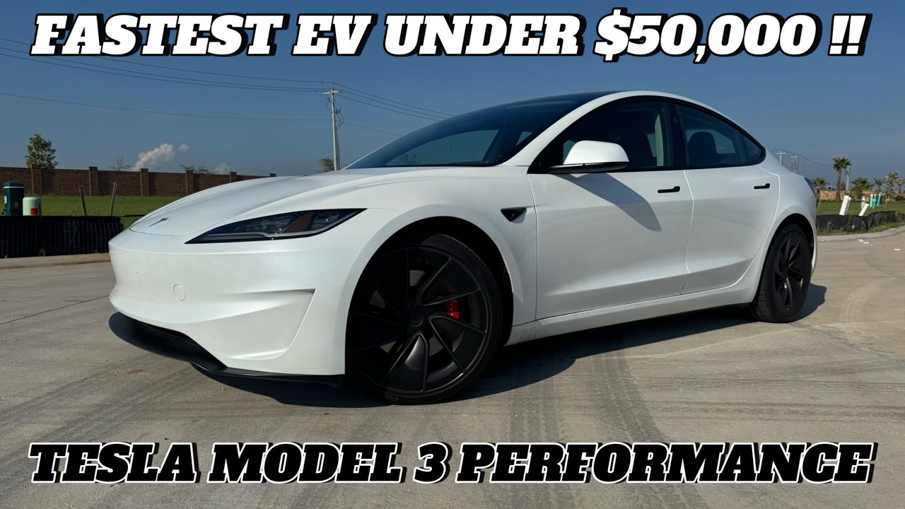 2025 Tesla Model 3 Performance: 0-60 in 2.9 secs !!! - YouTube