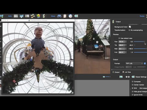 Create a Little Planet Video -- Pano2VR