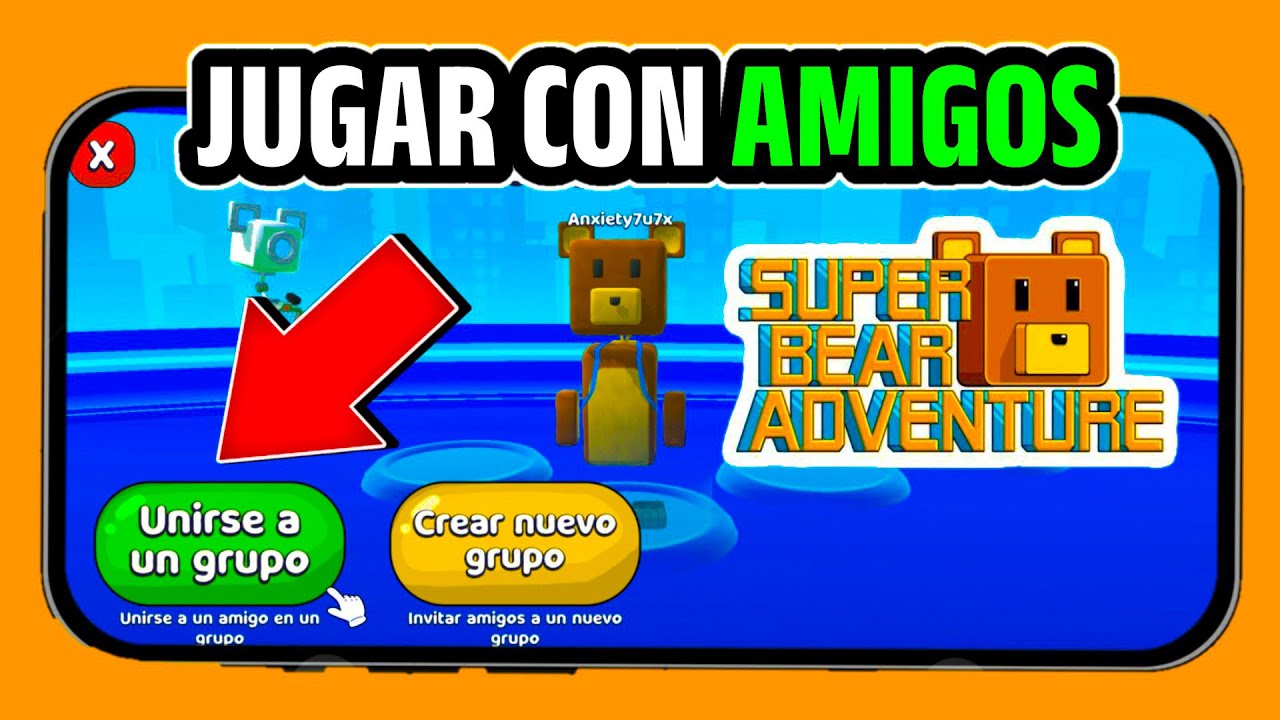 Cómo JUGAR SUPER BEAR ADVENTURE en MULTIJUGADOR - YouTube