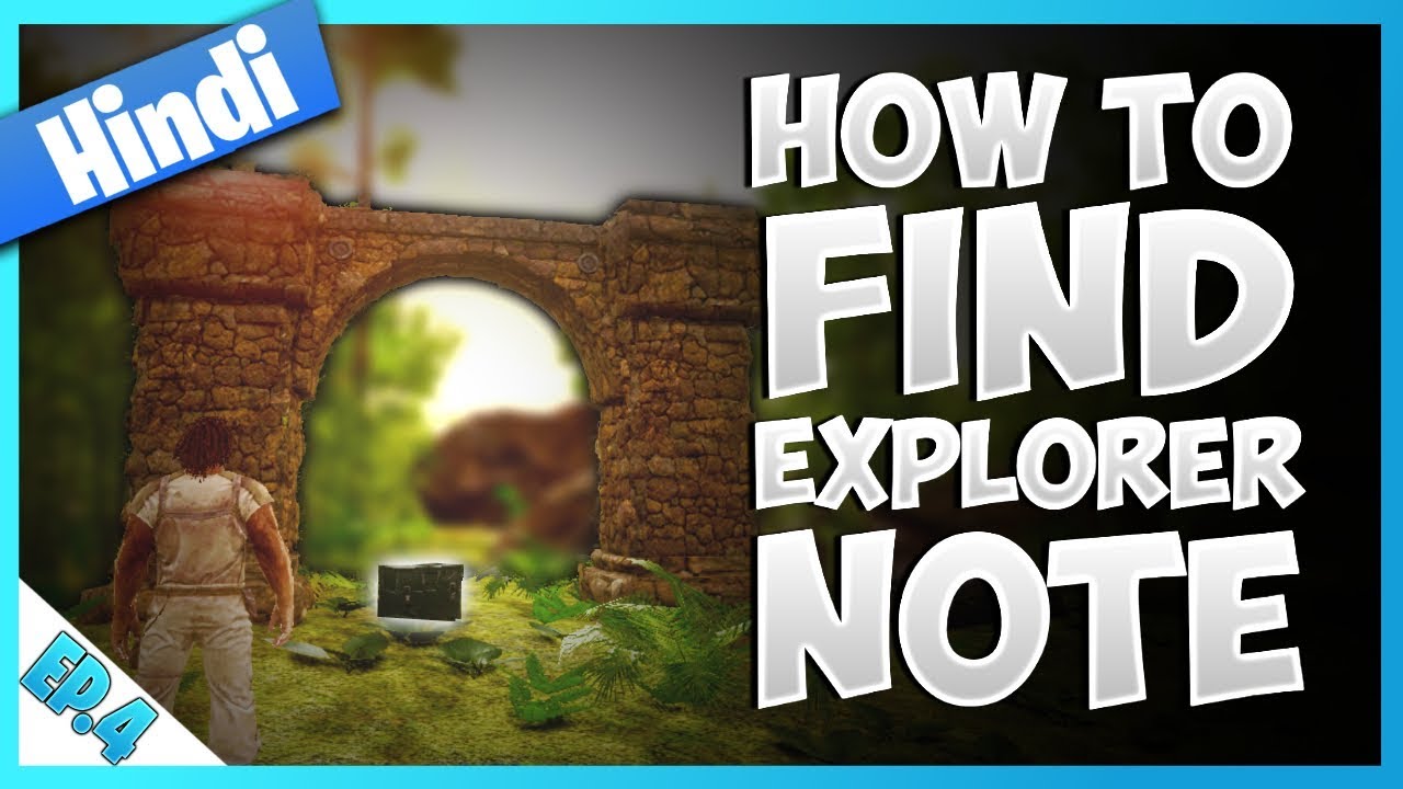 Let's Play Ark Survival Evolved Mobile Ep4 find Explorer Note And ...
