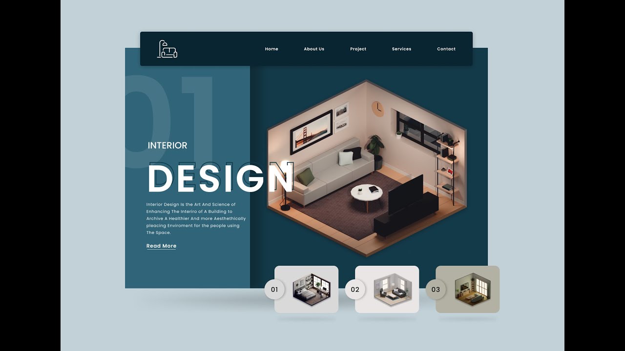 Interior Website Design Ideas - Learn With Figma Tutorial - YouTube