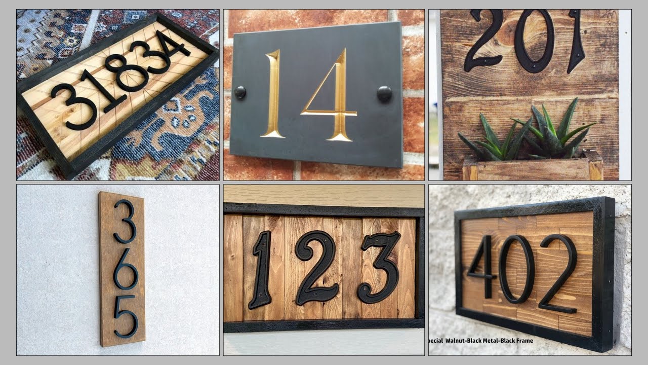 Wooden numbers | Wood signs diy | Home number | wooden,wooden home ...