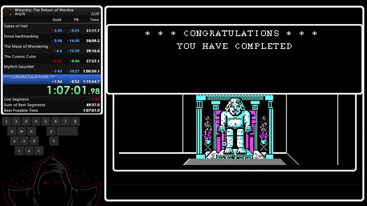 Wizardry IV: The Return of Werdna (DOS) Any% Speedrun in 1:07:01 - YouTube