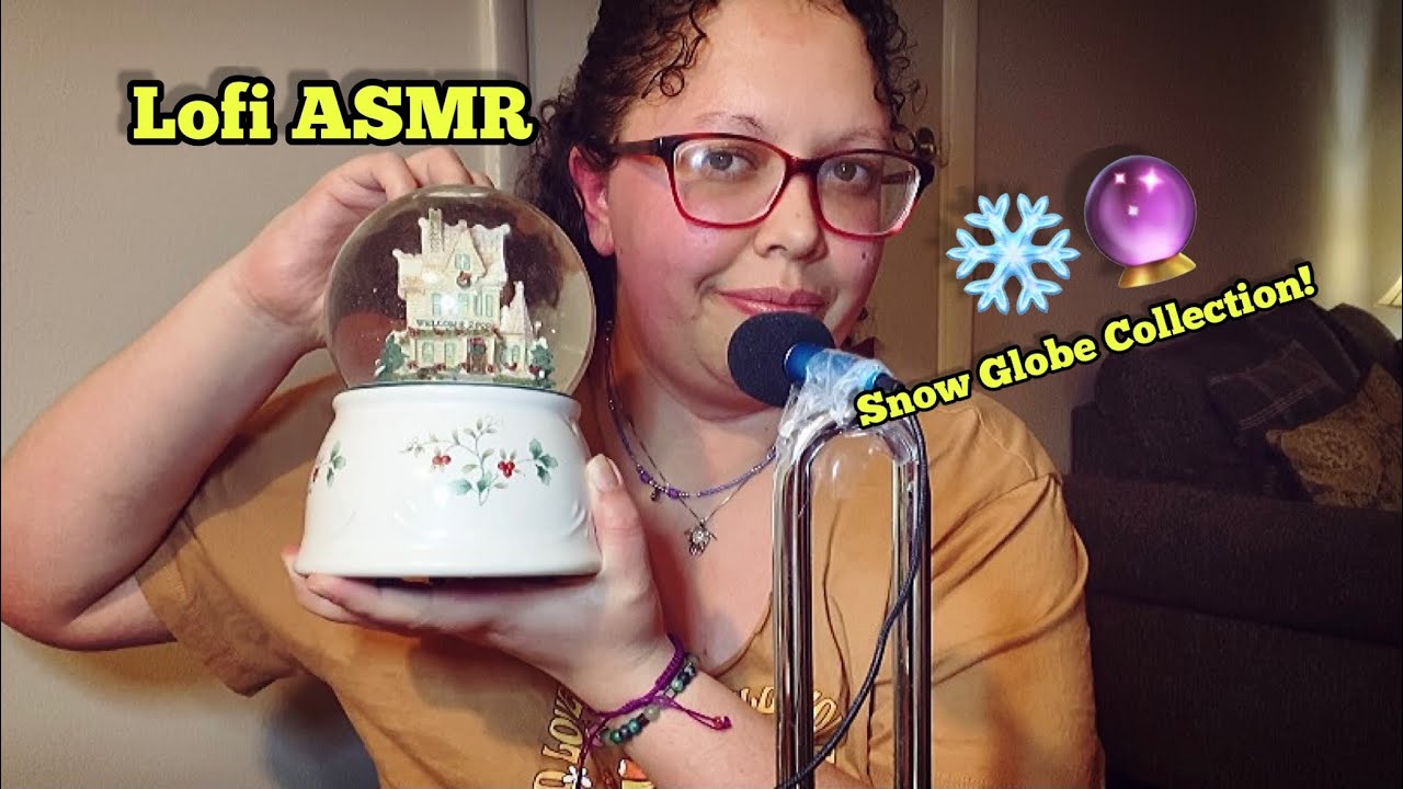 ASMR // Snow Globe Collection ️🔮 (Gentle Tapping and Scratching and ...