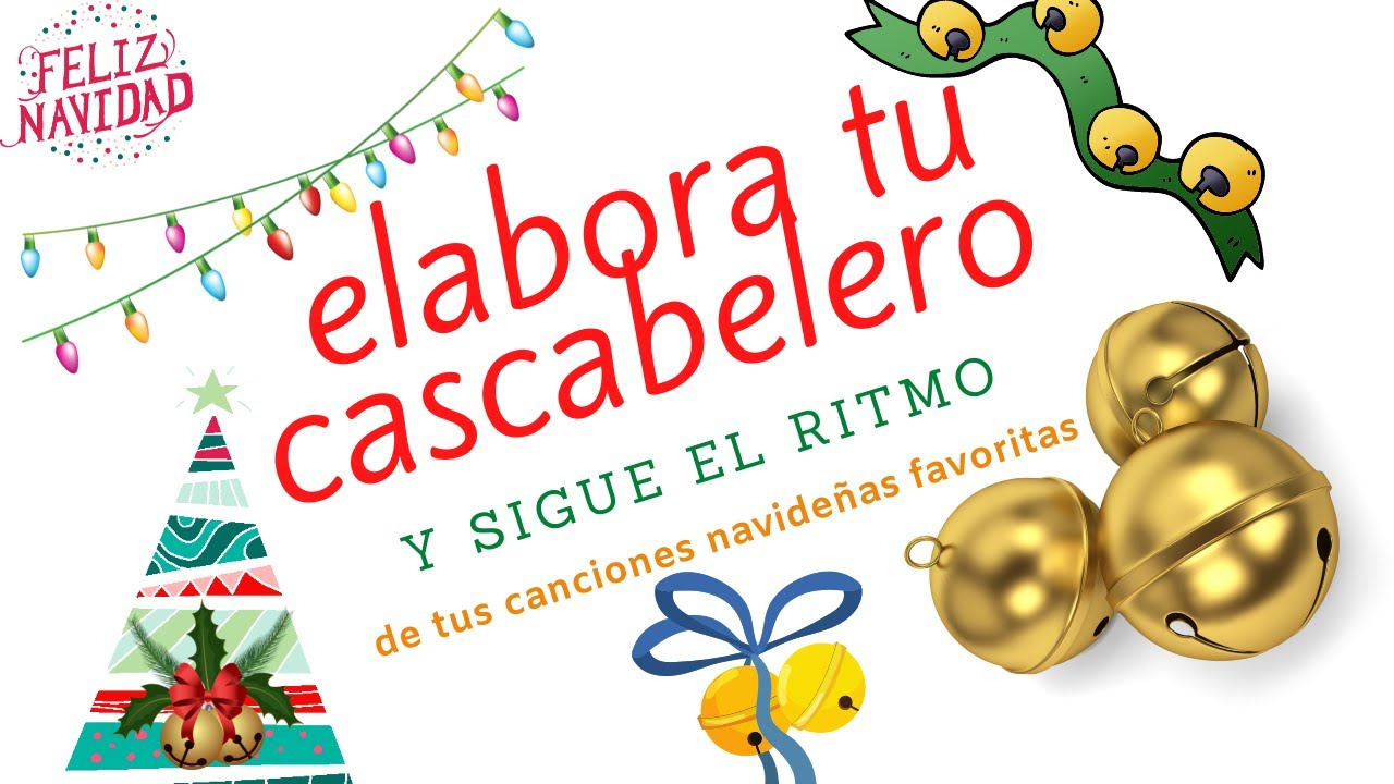 cómo hacer un cascabel navideño de la forma más fácil - YouTube