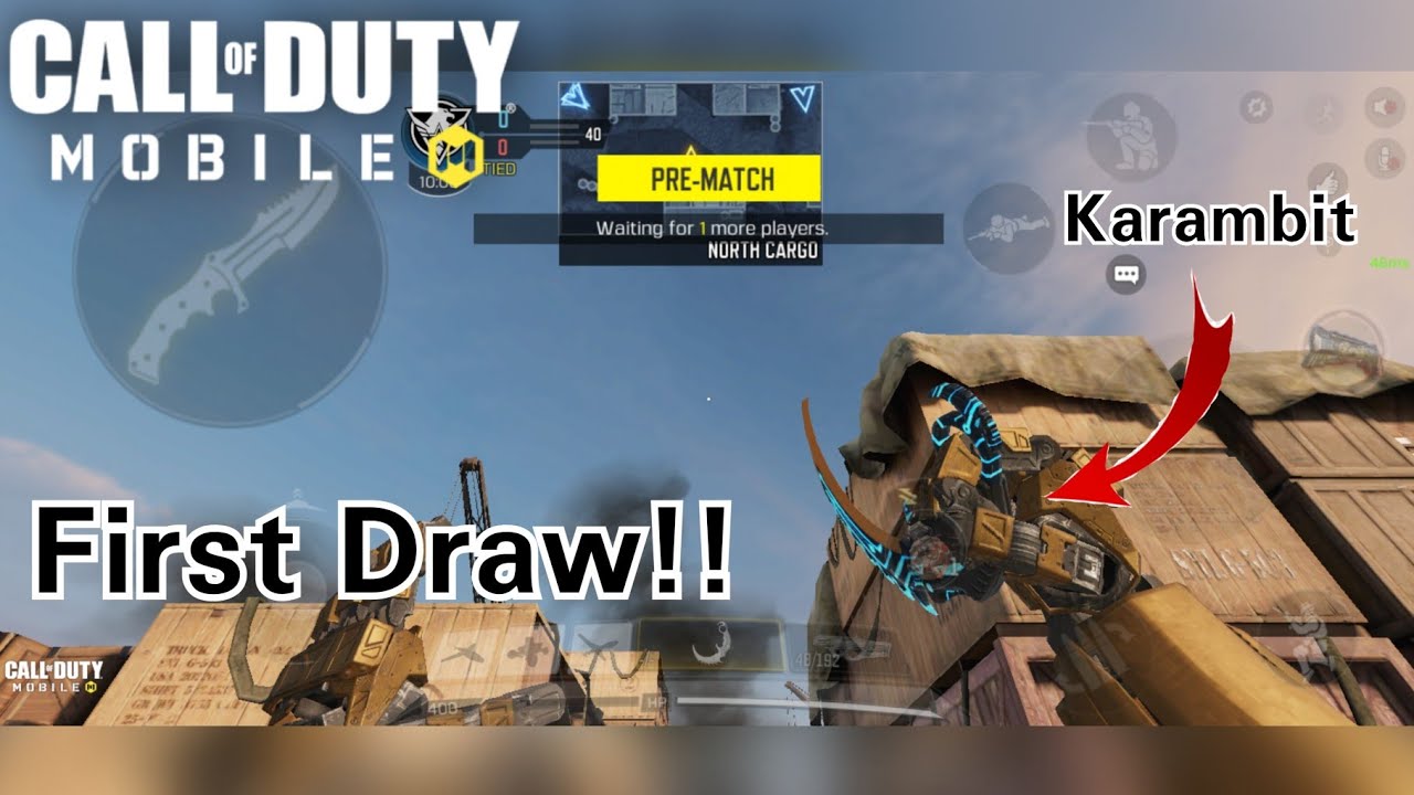 First draw finally got karambit in Call of Duty: Mobile - YouTube