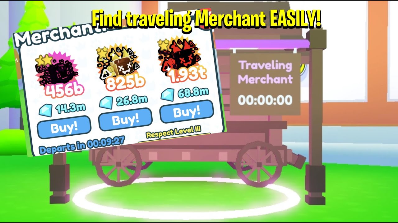 How to find the TRAVELING MERCHANT easily! - YouTube