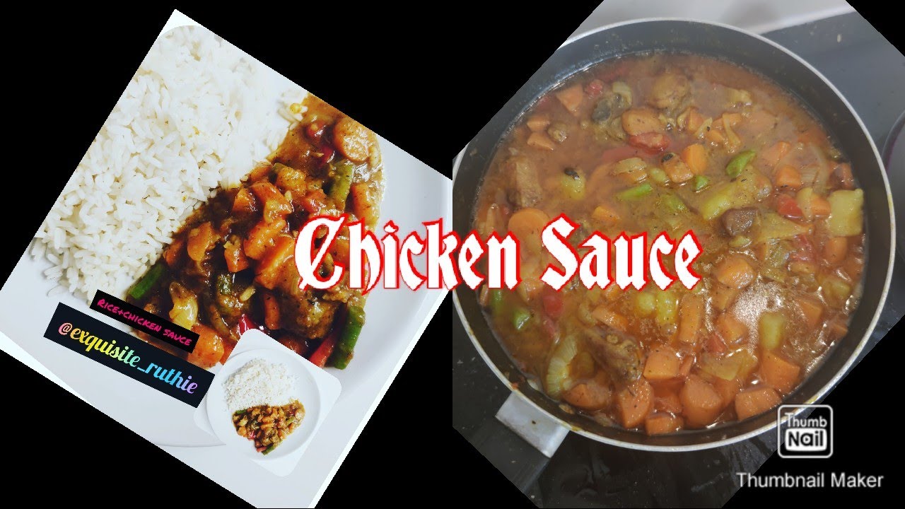 HOW TO COOK CHICKEN SAUCE|EASIEST WAY TO COOK SAUCE - YouTube