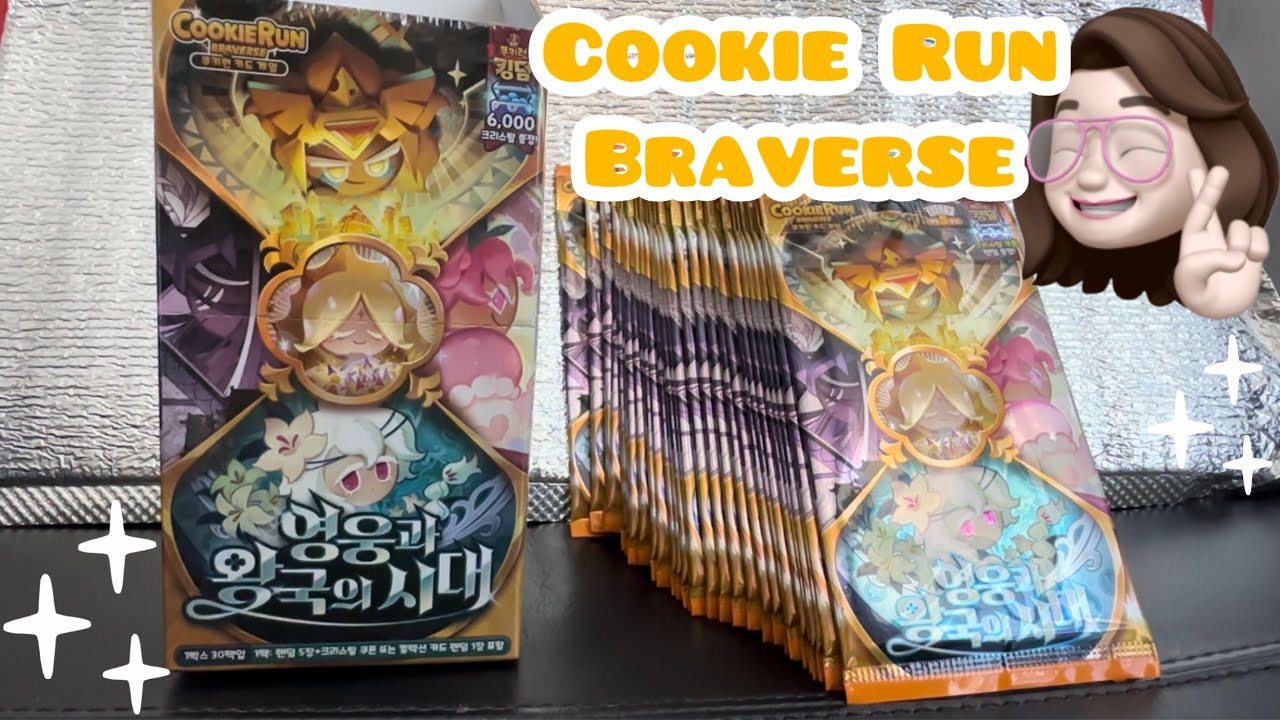 Cookie Run Braverse Trading Card Game Pack Opening The Age of Heroes ...