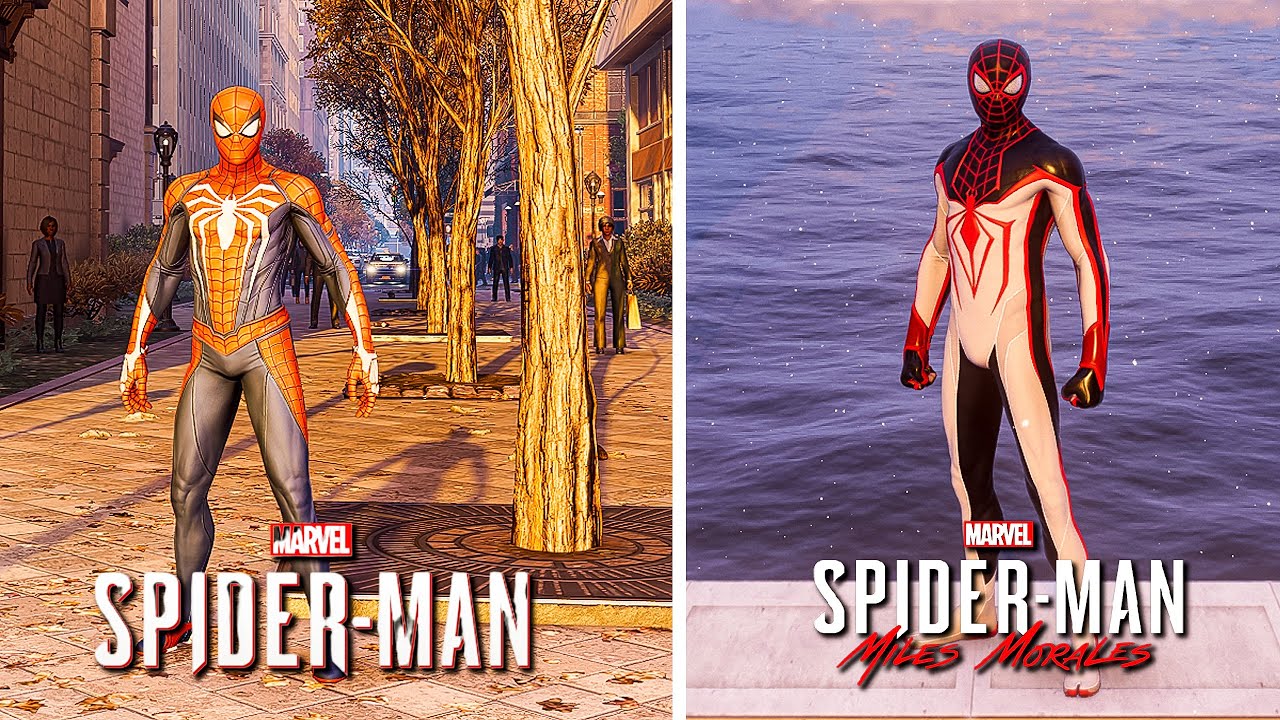 Marvel Spider-Man Remastered Vs Marvel Spider-Man Miles Morales - Side ...