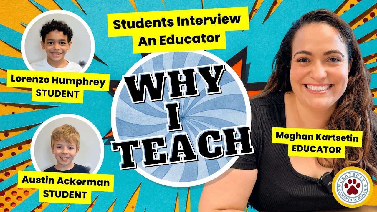Why I Teach: Meghan Kartsetin - Cranbury Elementary School - YouTube