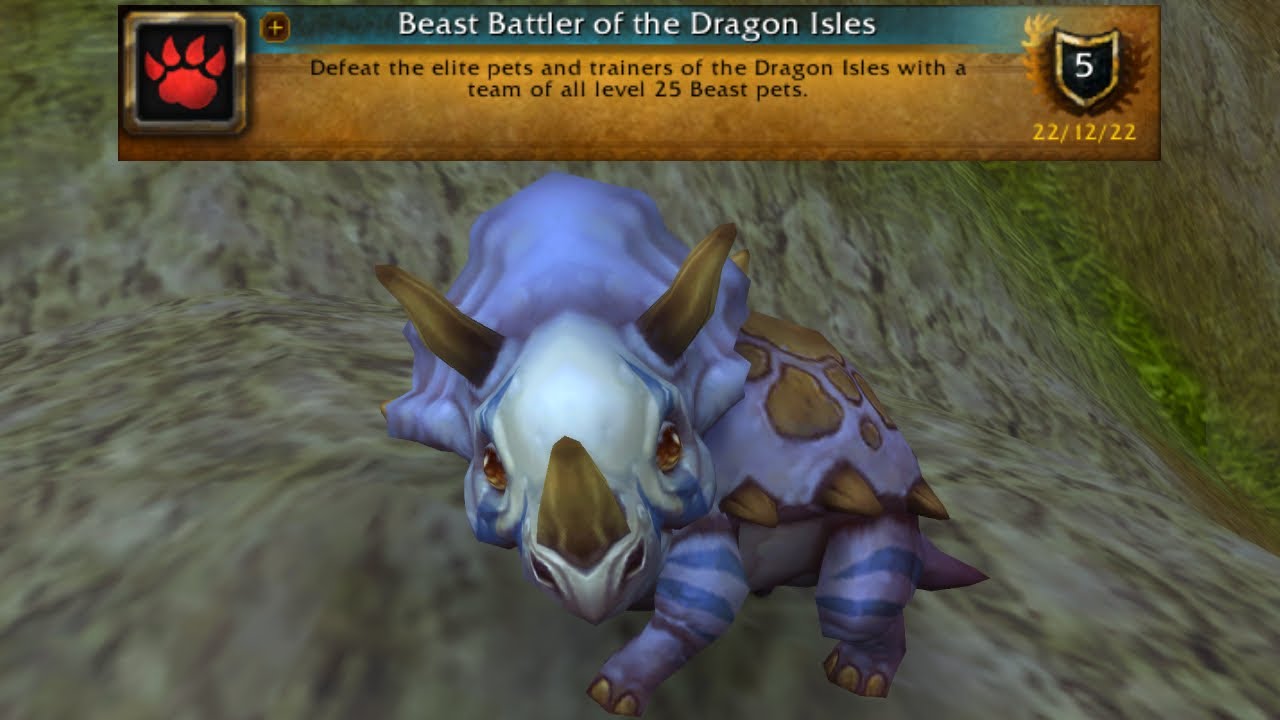 Beast Battler of the Dragon Isles - world of warcarft - 6 pets - YouTube