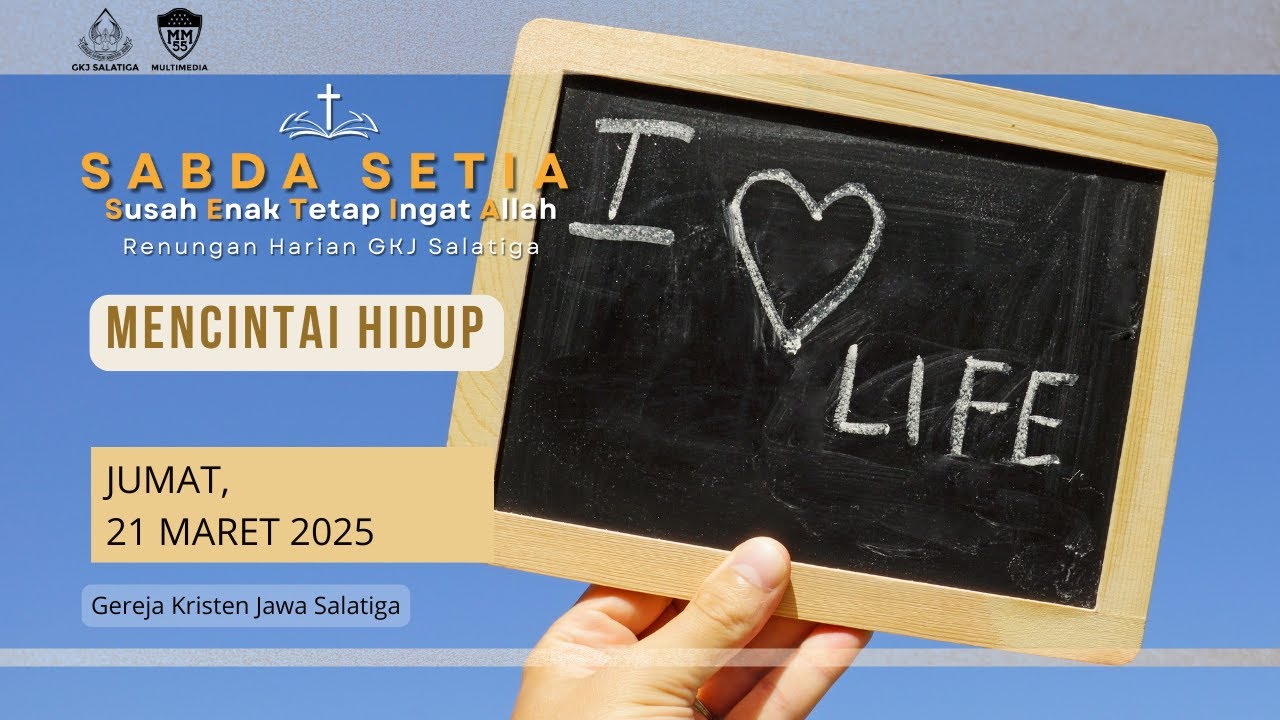 Sabda SETIA Jumat 21 Maret 2025 - Renungan Harian GKJ Salatiga - YouTube