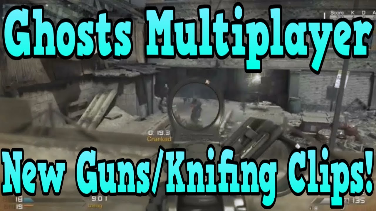 "Call of Duty Ghosts" All Guns And New Knifing System (Knee Slide ...