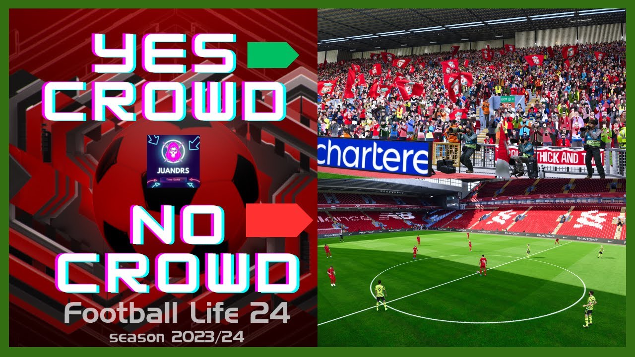 NEW CLEAN NO CROWD UPDATE V2 CPK VERSION IN FOOTBALL LIFE 24 - YouTube