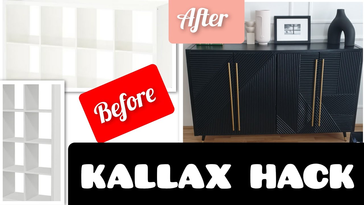 IKEA KALLAX DIY|KALLAX UPCYCLING|KALLAX HACK - YouTube