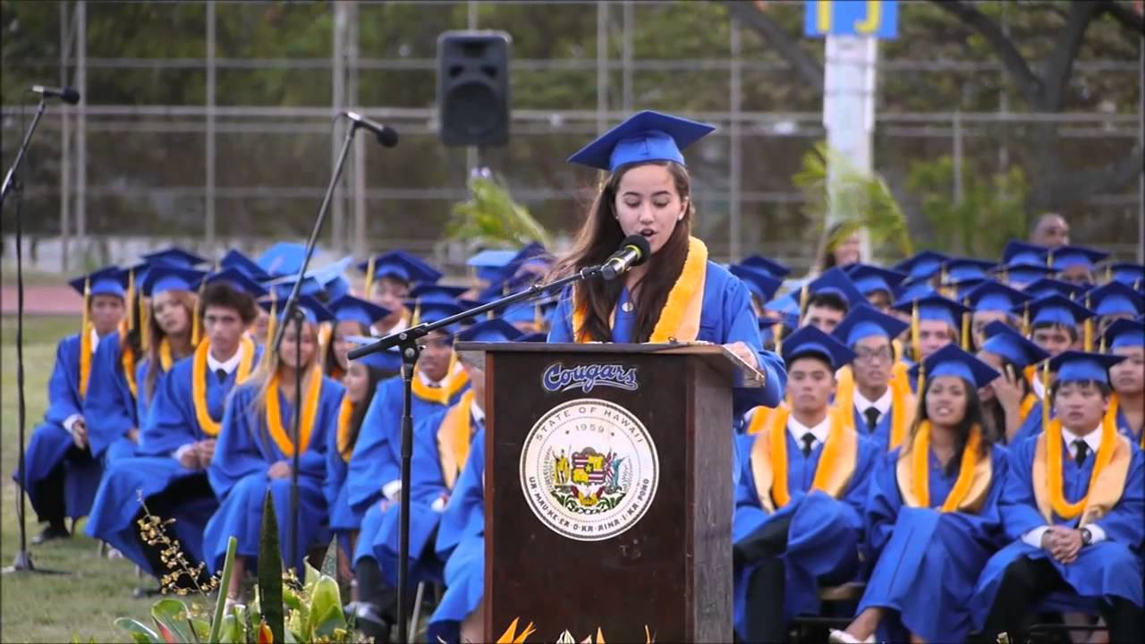 2015 Kaiser High School Commencement ~ Class President's Speech 5-29-15 ...