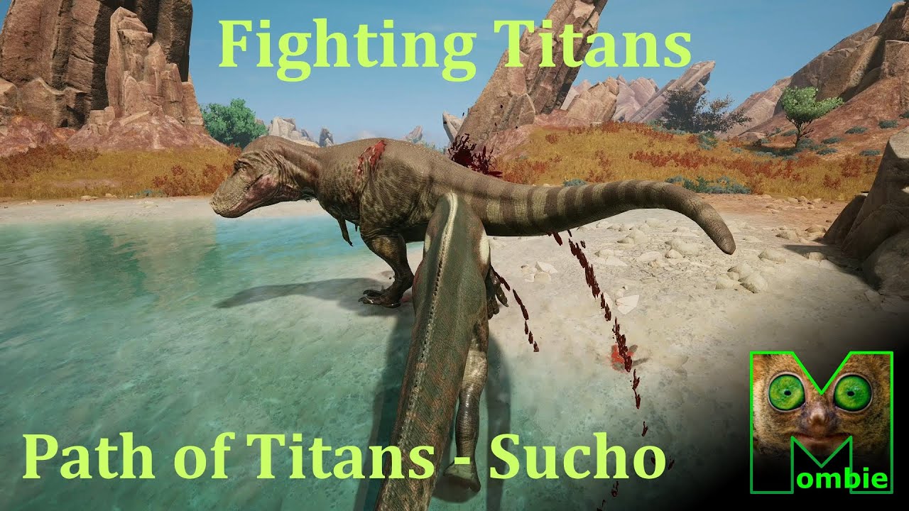Path of Titans - Fighting Titans - Suchomimus - Part 2 - YouTube