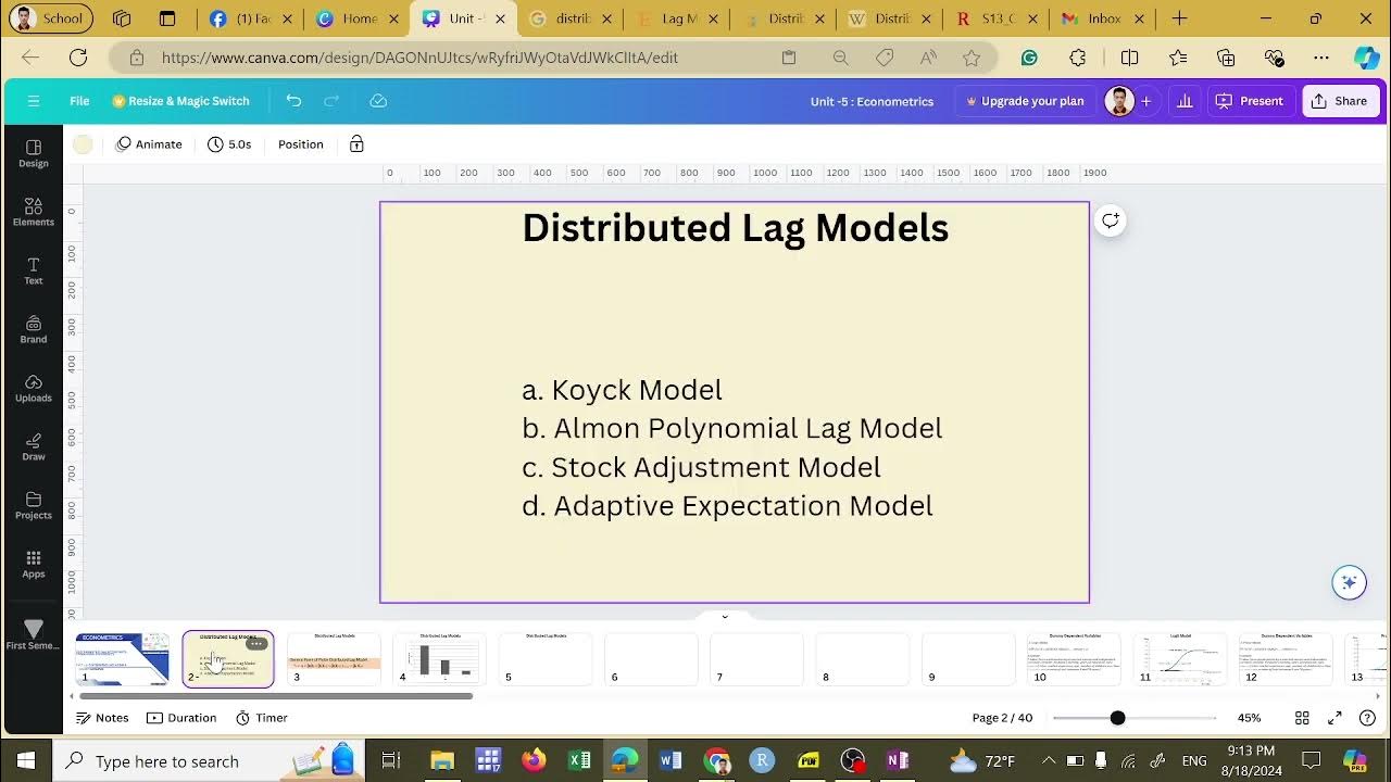 1. Introduction: Distributed Lag Model - YouTube