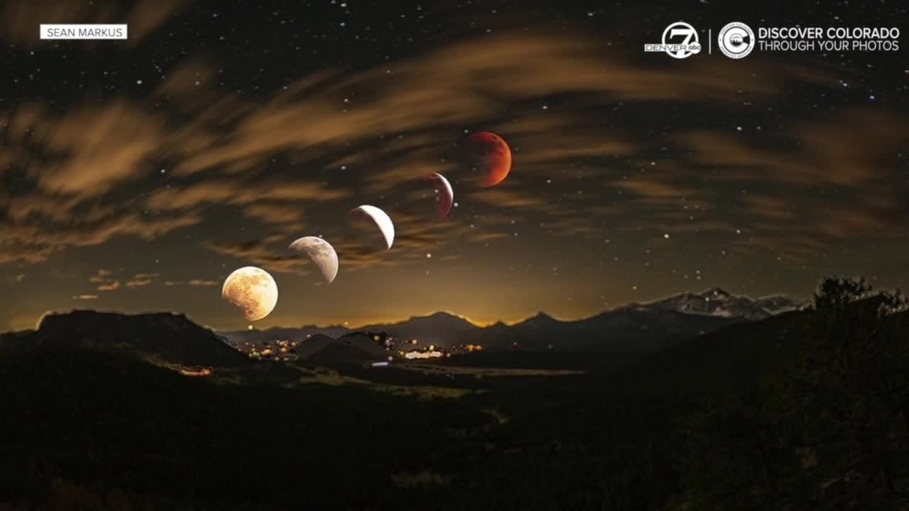 Blood Moon 2016 Colorado Mountains 6,373 Blood Moon Stock Photos