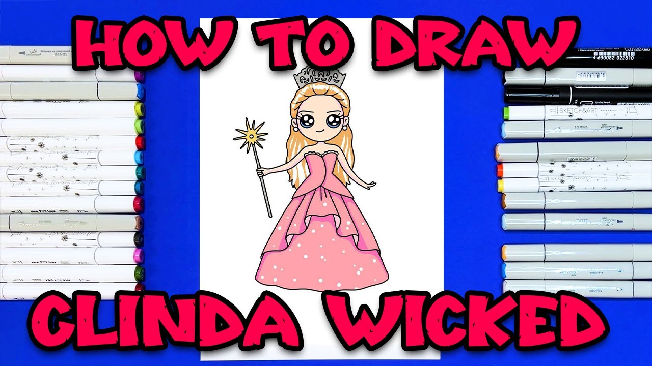 How To Draw Wicked Glinda (Ariana Grande) - YouTube