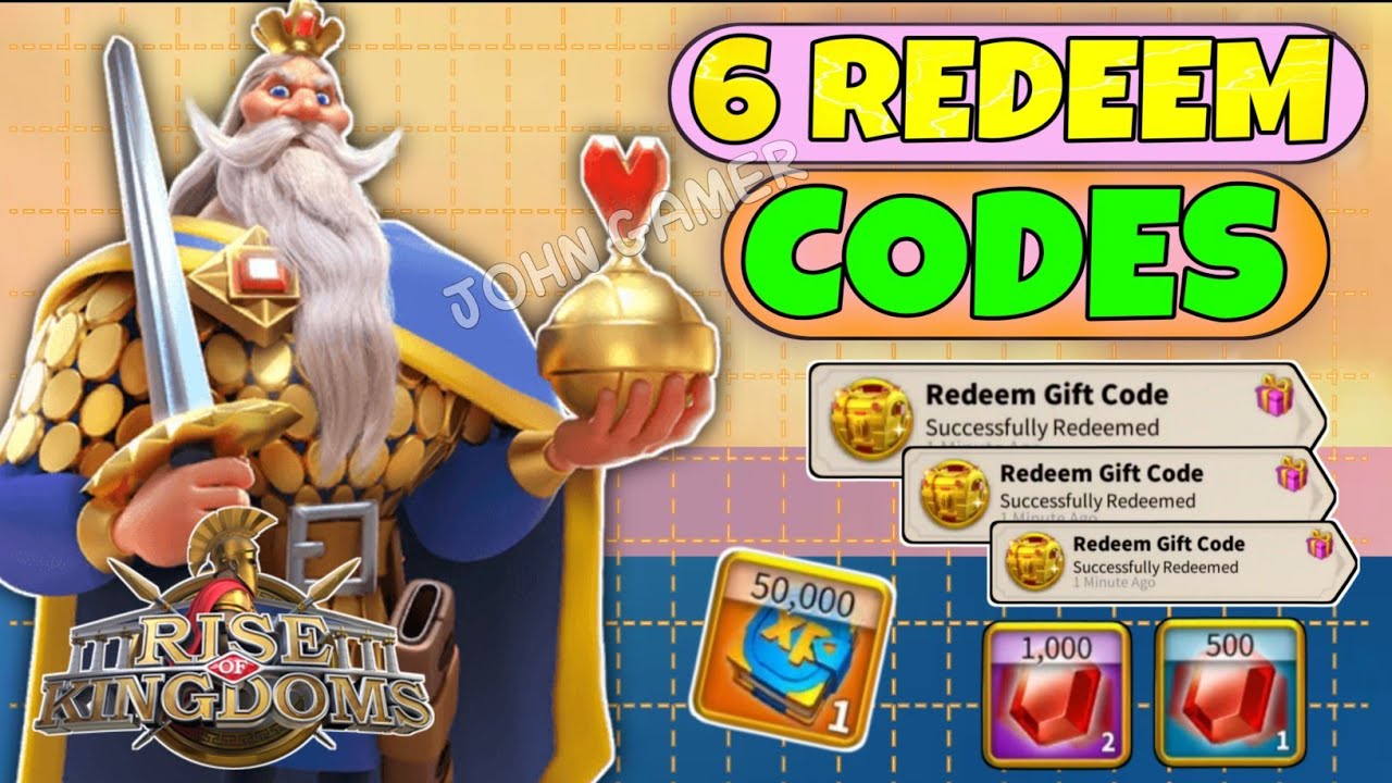 Newest🙀 Codes Rise Of Kingdoms | New Rise Of Kingdoms Codes 2024 | ROK ...