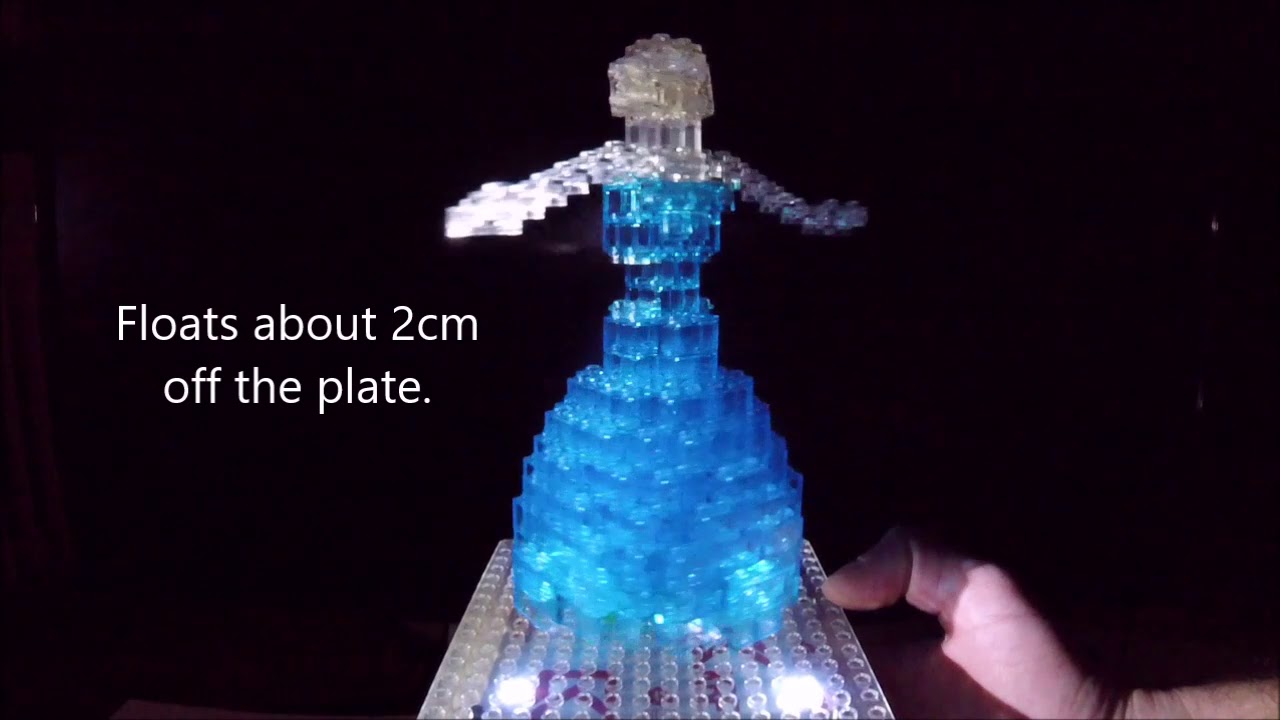 Floating LEGO Ballerina with Magnetic levitation - YouTube