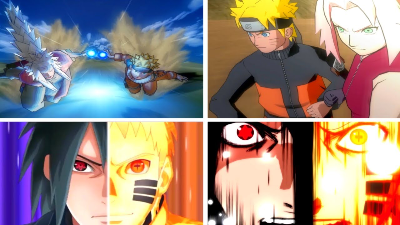 All Naruto Team Ultimate Jutsu in Every Naruto Games - YouTube