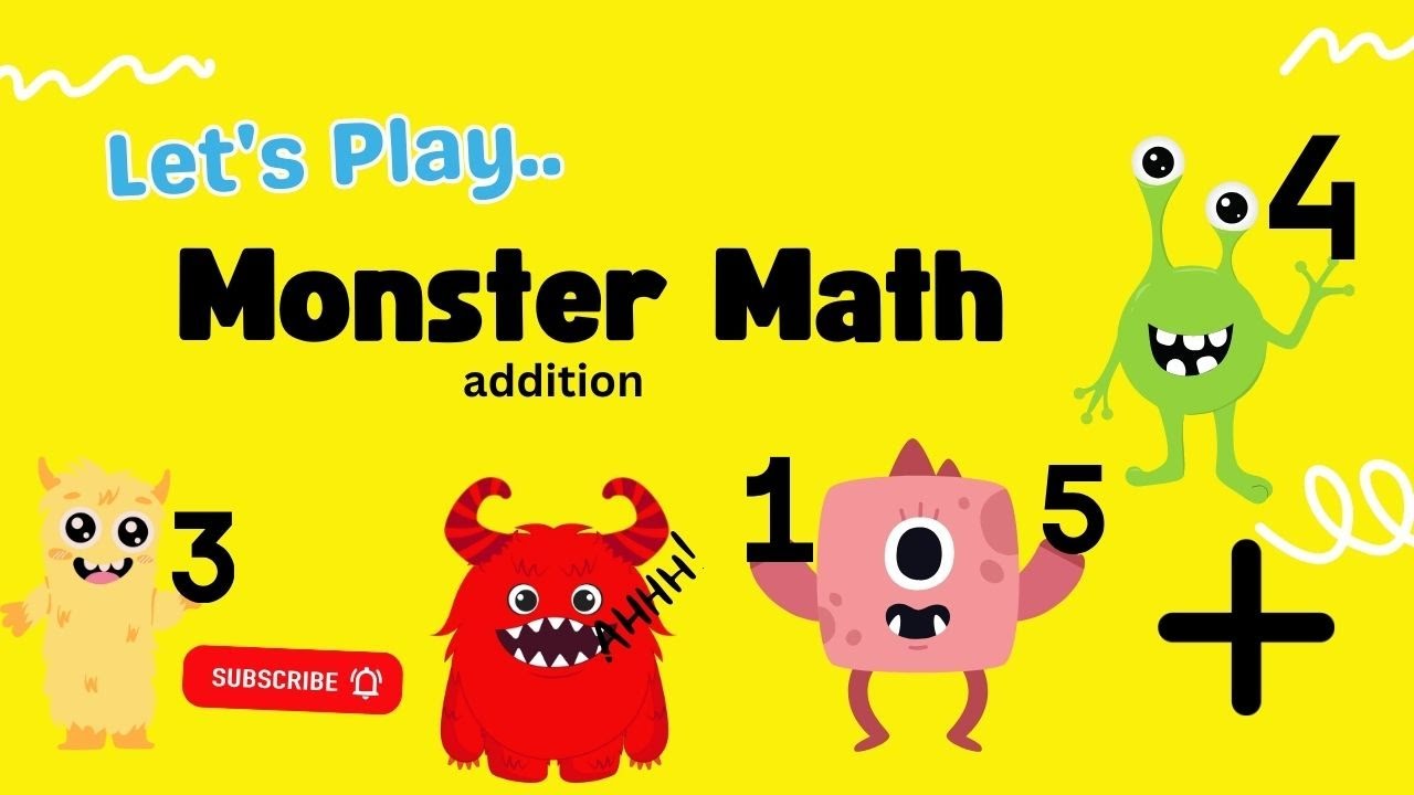 Monster Math addition - YouTube