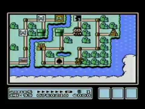 Mario 3 full game (World 5, part 1) - YouTube