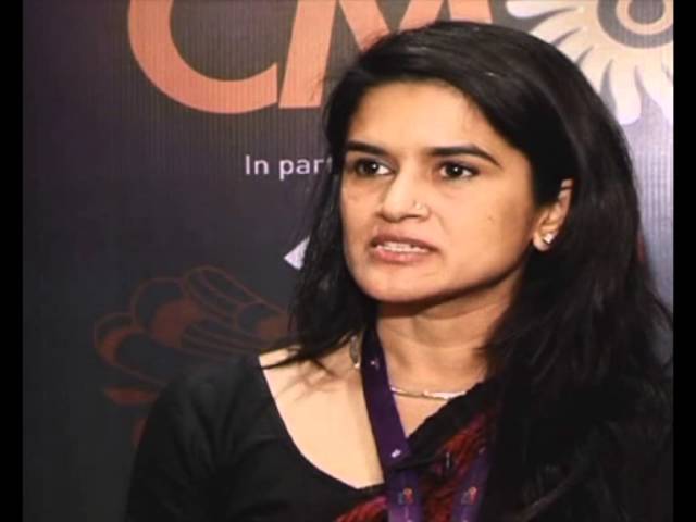 Manisha Lath Gupta, of Axis bank speaks at Pitch CMO Summit, 2013, Mumbai