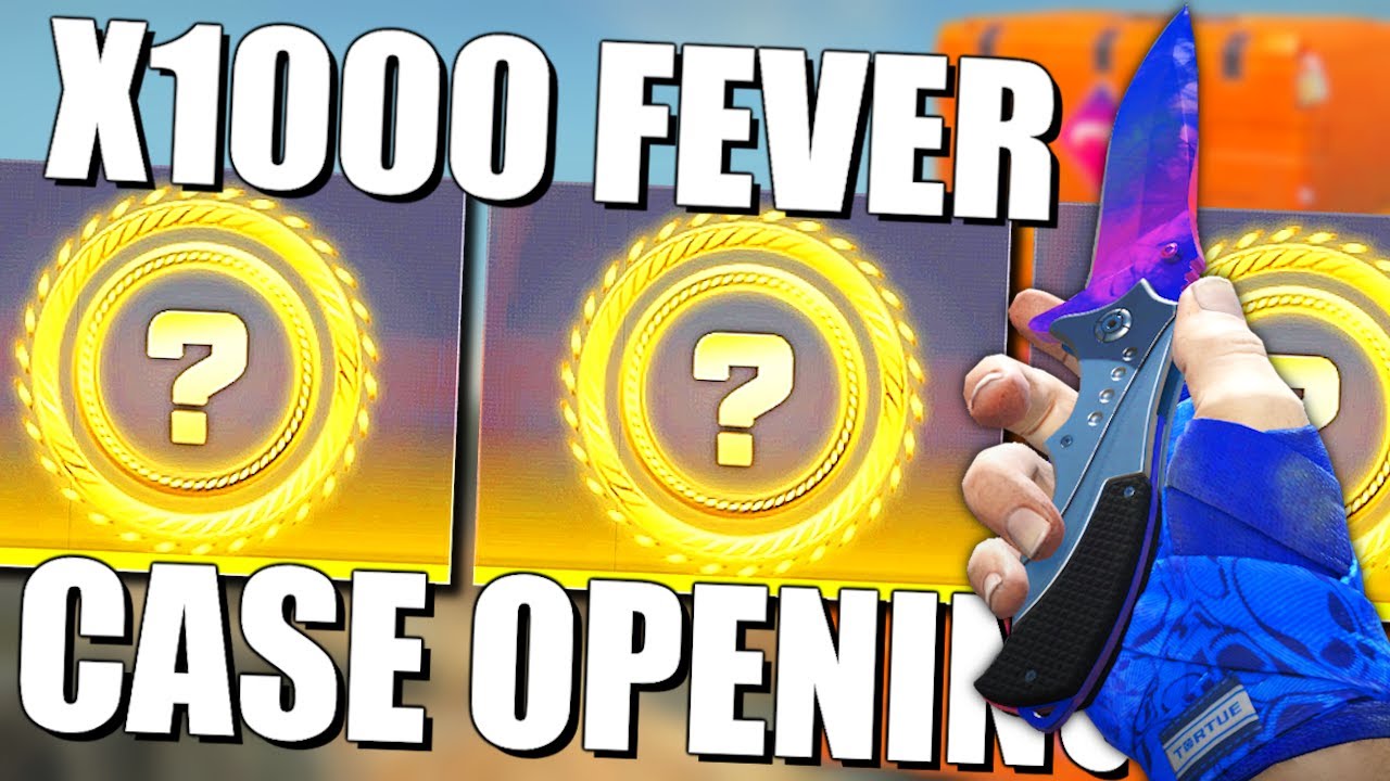 I OPENED 1000 FEVER CASES (NEW KNIFE UNBOXING) | TDM_Heyzeus - YouTube
