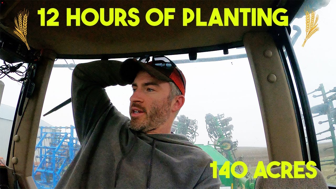 Full Day of Farming Vlog - 140 Acres of Wheat Planting - YouTube