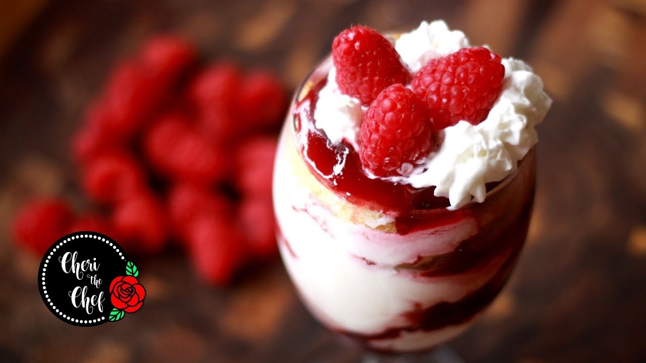 Raspberries and Cream Parfait 🧁 Easy Recipe! - YouTube