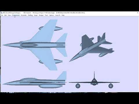 Raymer Design Software Tutorial Part 3 - YouTube