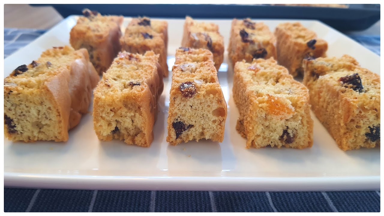 Cranberry Walnut Biscotti Recipe Easy | How to Make Biscotti - YouTube