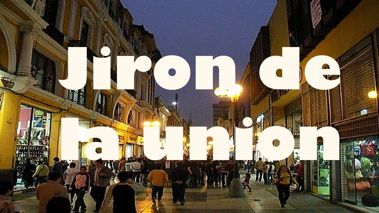 Guiado en el centro de Lima #6 Jiron de la union - YouTube