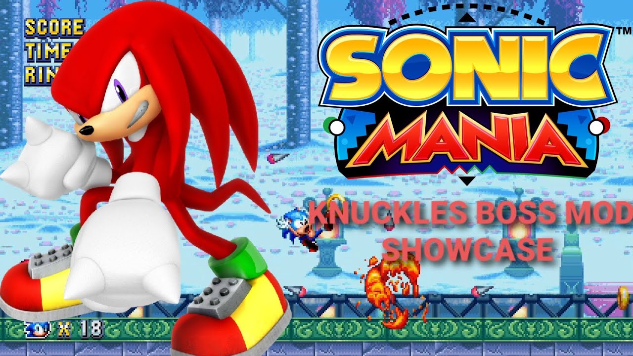 Knuckles Boss Fight in Sonic Mania |Mod Showcase| - YouTube