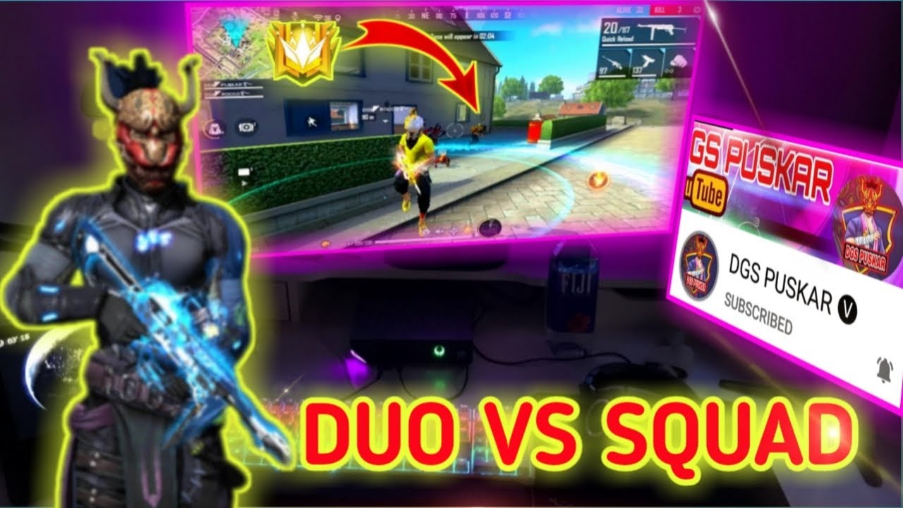 [DGS] DGS PUSKAR & DGS ROCCO VS SQUAD || GARENA FREE FIRE || #DGSPUSKAR ...
