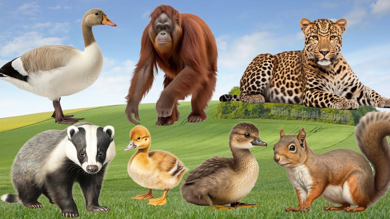 Amazing Sounds of Familiar Animals Around Us: Swan, Skunk, Gorilla ...