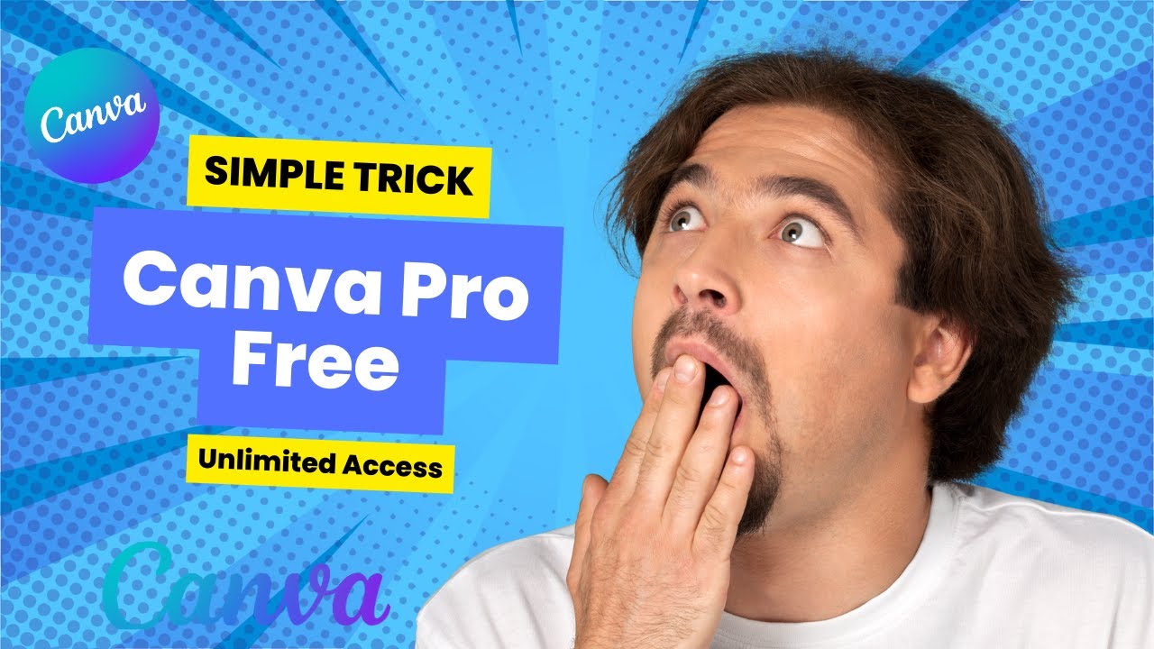 Get Canva Pro for Free Unlimited Access // Canva Pro free lifetime 2024 ...