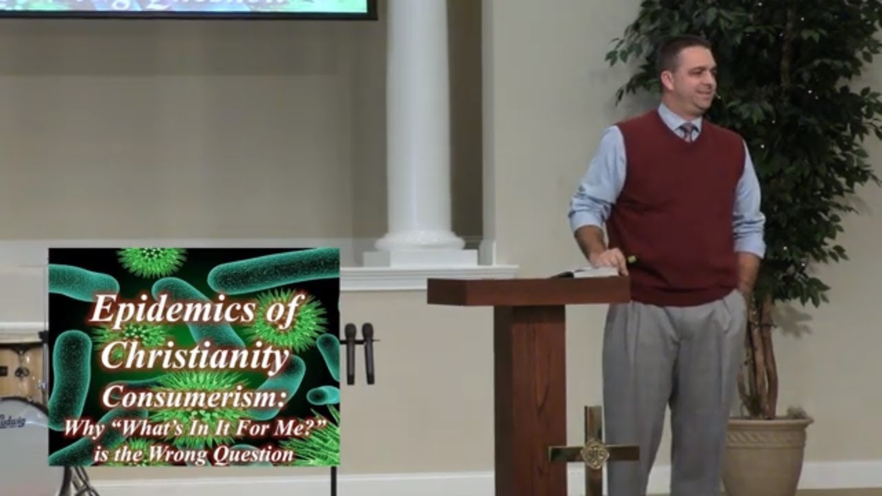 "What's In It for Me?", The Epidemic of Consumerism In The Church ...