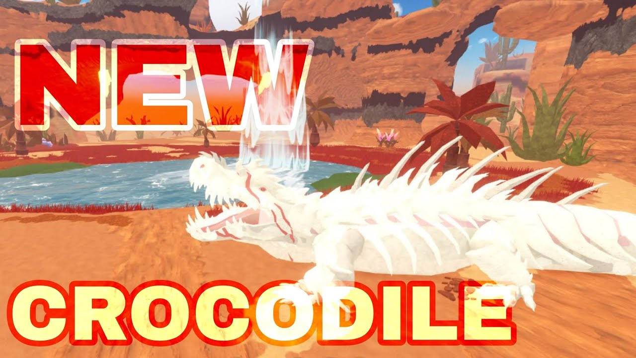 KOSing as The NEW CROCODILE — Sarcosiris || Creatures of Sonaria - YouTube