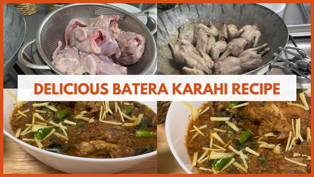 Batera Karahi Recipe | Batair Masala Recipe | Batair Recipe | Batair ...