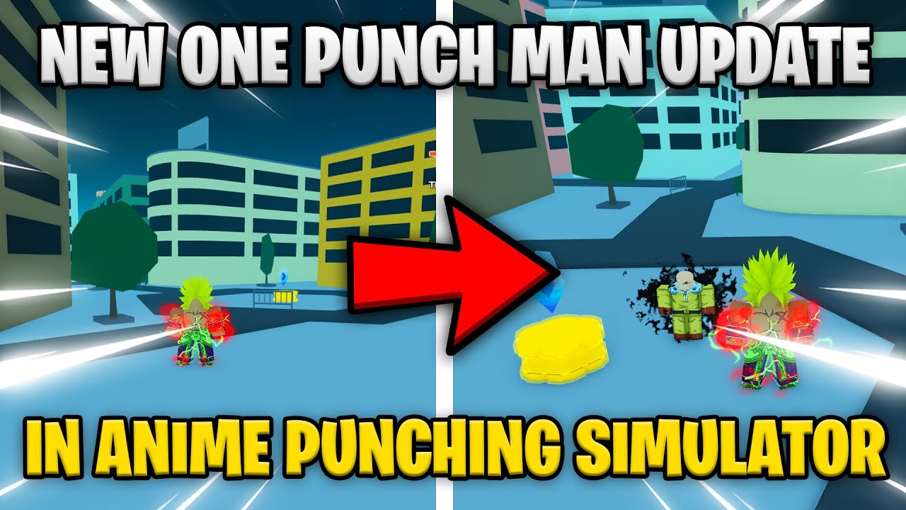 ONE PUNCH MAN UPDATE IN ANIME PUNCHING SIMULATOR!/ NEW 0.1% SAITAMA ...