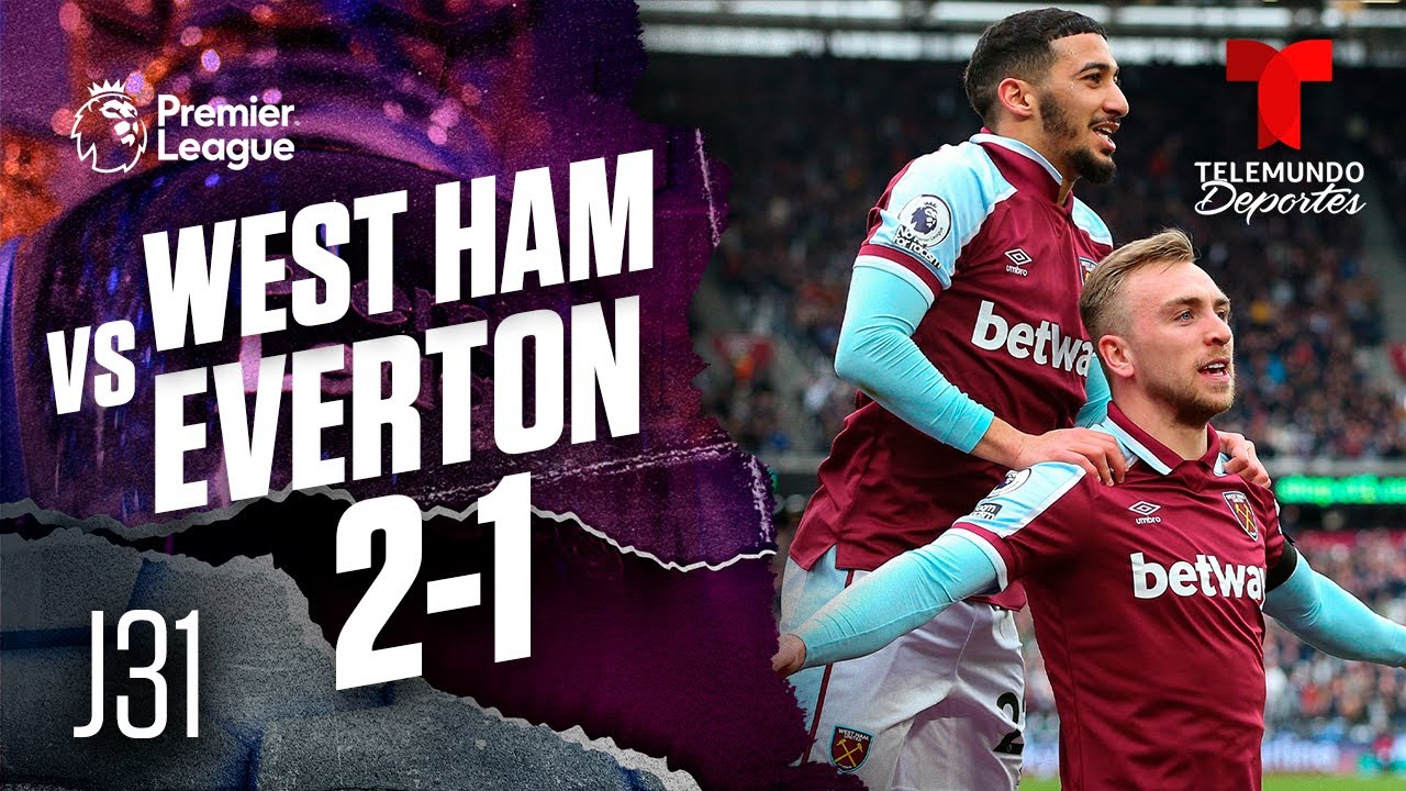 Highlights & Goals | West Ham vs. Everton 2-1 | Premier League ...