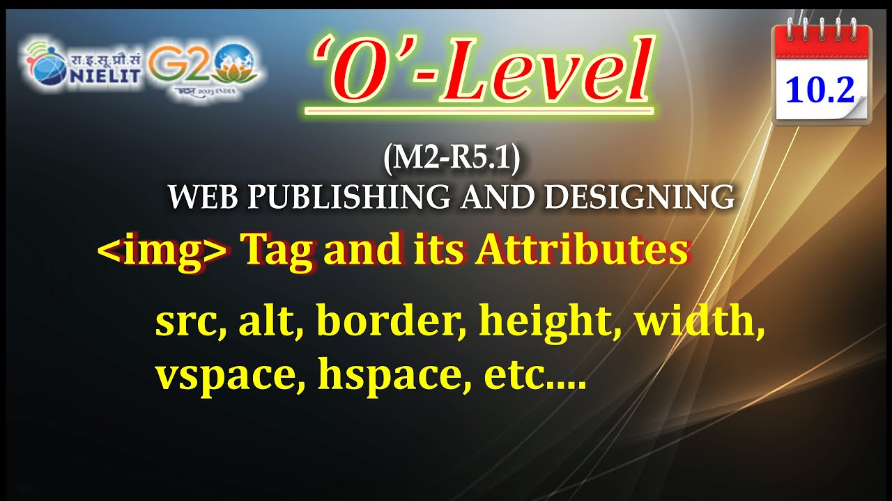 Lecture-10.2 Img tag in html | img tag all Attributes | img src, hspace ...